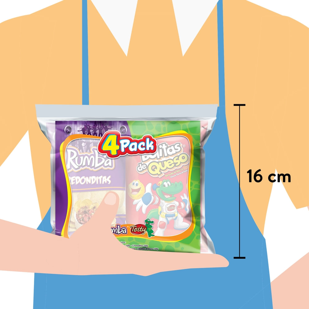 Comprar Snack Tosty rumba 4 pack - 580 g | Walmart Costa Rica - Walmart ...