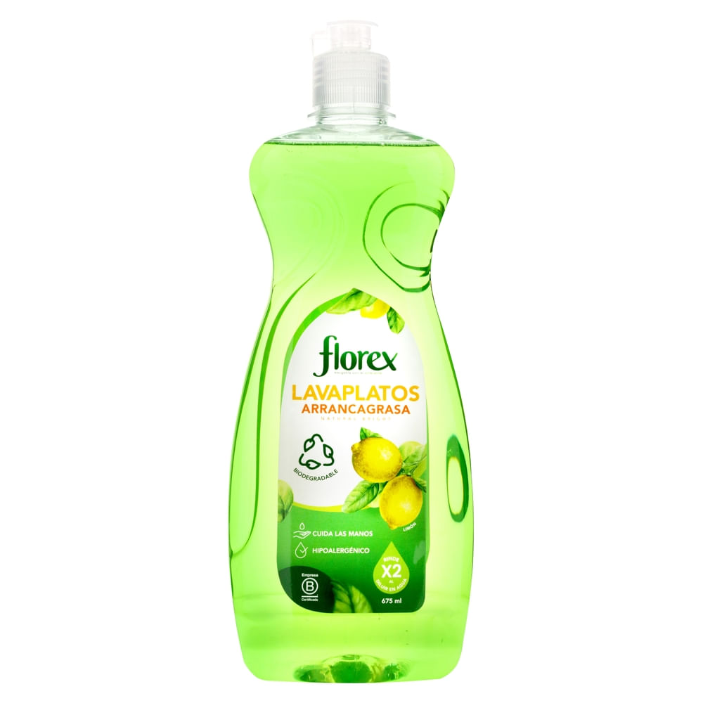 Comprar Lavaplatos Florex Liquido Amigable Con El Ambiente - 675ml ...