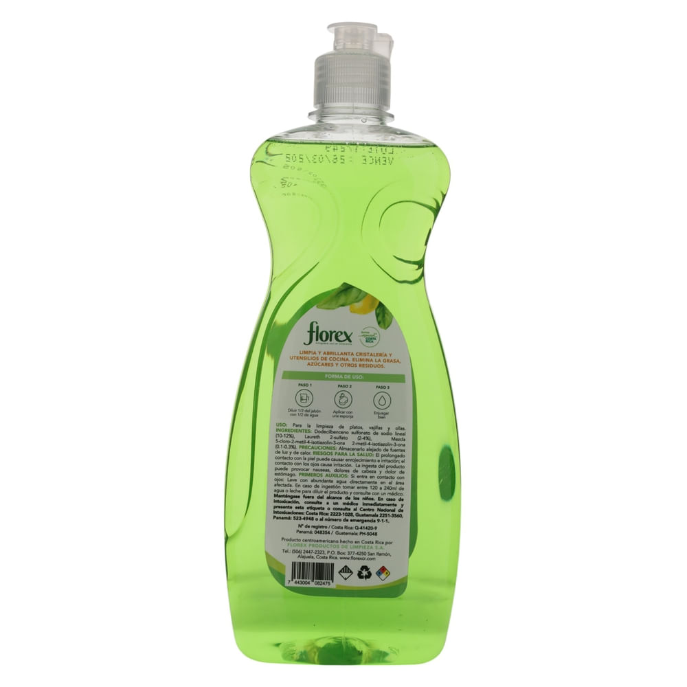 Comprar Lavaplatos Florex Liquido Amigable Con El Ambiente - 675ml ...
