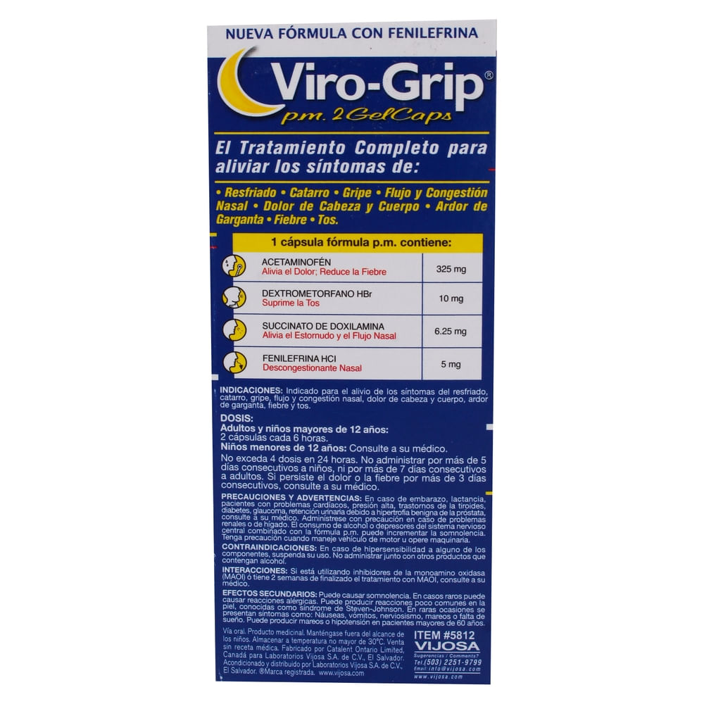 Vijosa Virogrip Pm Sobre - Walmart | Compra en línea