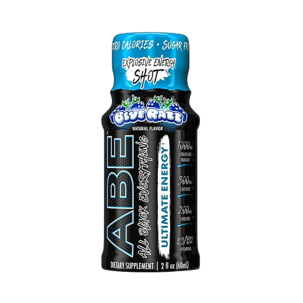 Abe Energy Shot Blue Razz 12 Pack 60 Ml