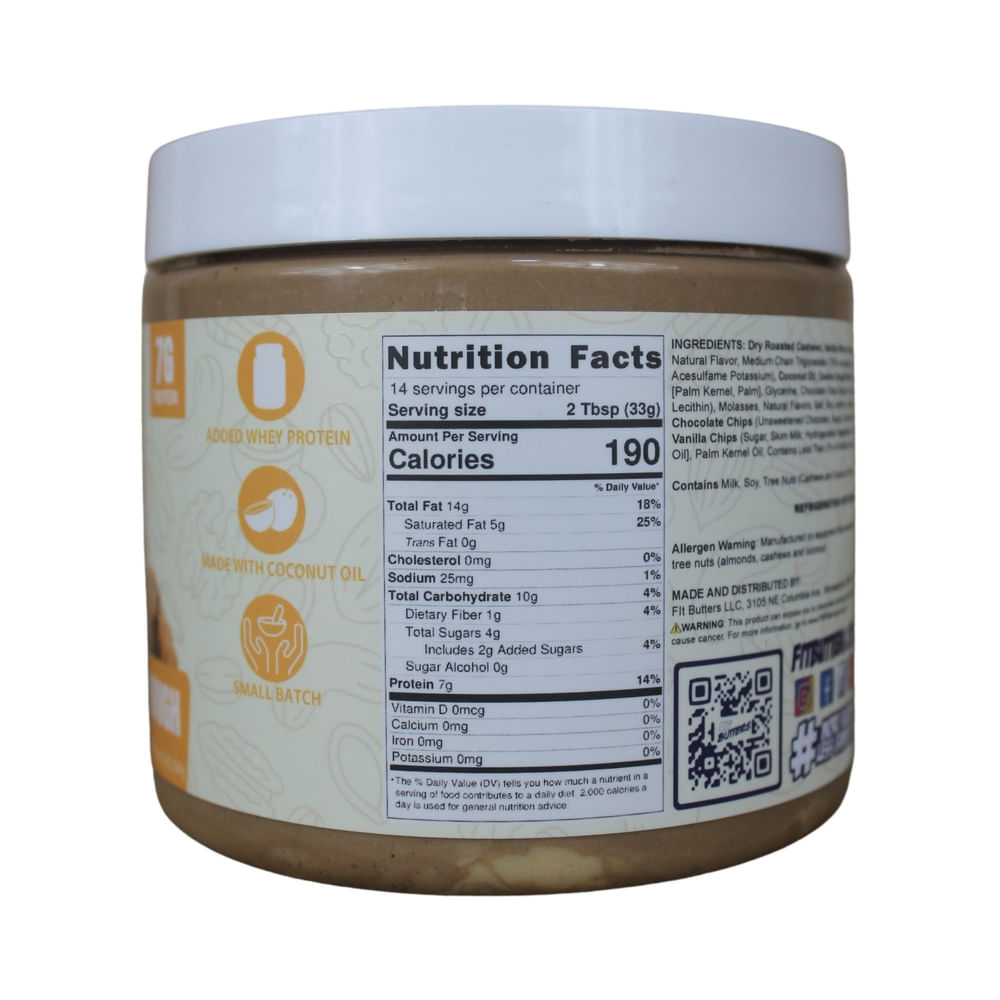 Miel 69 Fitbutter Maranon Choco Cookies 454 g - Walmart | Costa Rica