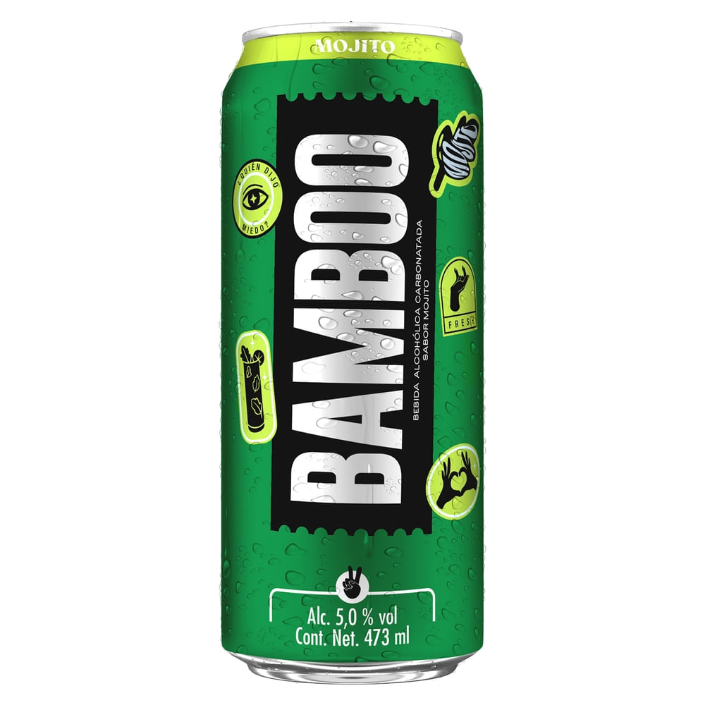 Comprar Bebida Alcoholica Preparada Bamboo Mojito - 473ml | Walmart ...