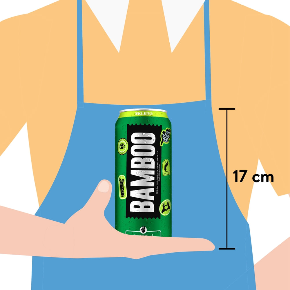 Comprar Bebida Alcoholica Preparada Bamboo Mojito - 473ml | Walmart ...