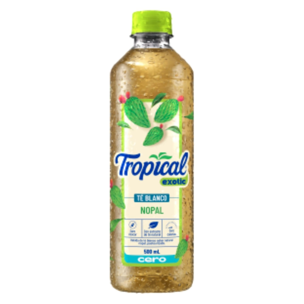 Refresco Tropical Exotic Te Blanco Nopal - 500 ml - Masxmenos | Costa Rica