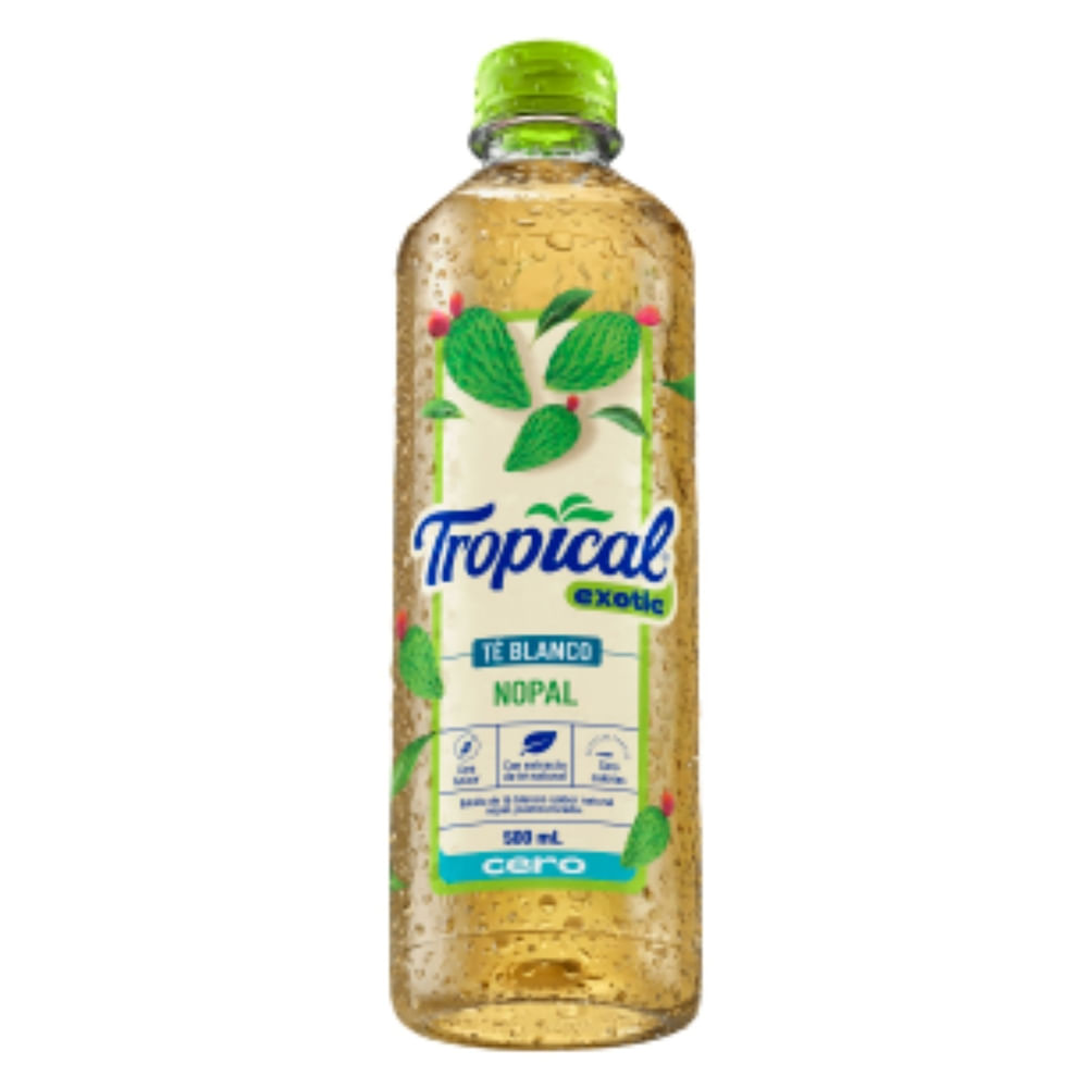 Refresco Tropical Exotic Te Blanco Nopal - 500 ml - Walmart | Costa Rica