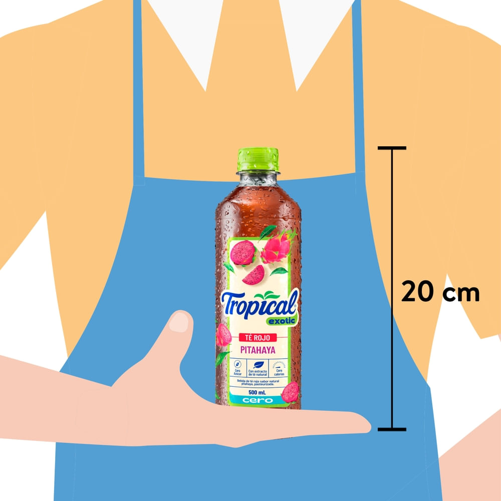 Té Tropical rojo de pitahaya – 500 ml - Walmart | Costa Rica