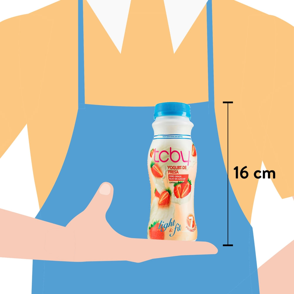 Smoothie Tcby Yogurt Fresa Light Fit - 230Ml - Maxipalí | Costa Rica