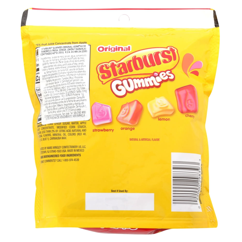 Starburst Original Gummies Pouch 255 Gr - Walmart | Costa Rica