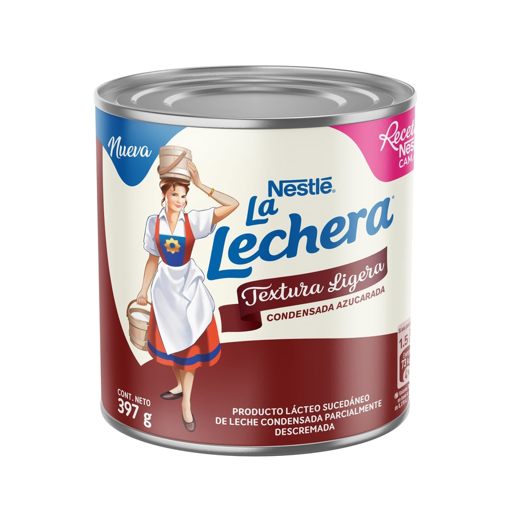 Leche Condensada Nestlé La Lechera Textura Ligera - 397 g - Maxipalí ...
