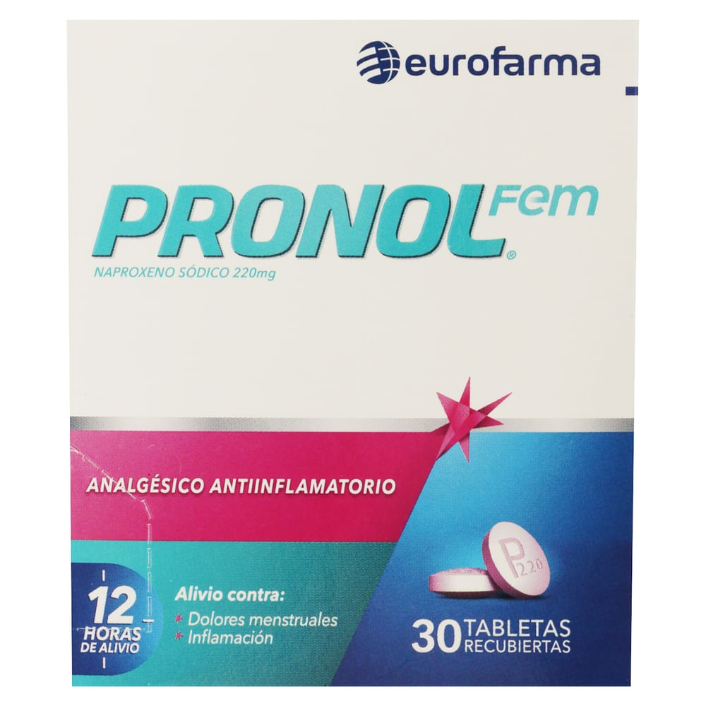 Comprar Sistema Nervioso Eurofarma Pronol Fem 220mg Tabletas ...