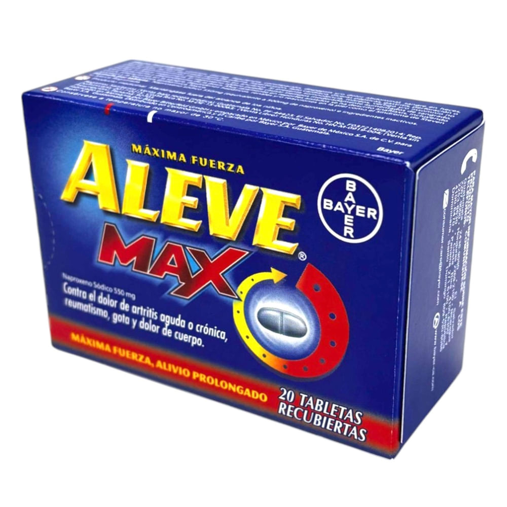 Comprar Aleve Max 550 Mg, Precio indicado por unidad | Walmart Costa ...