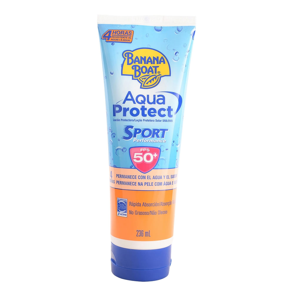 Comprar Protector solar Banana Boat aqua protect sport FPS 50 - 236 ml ...