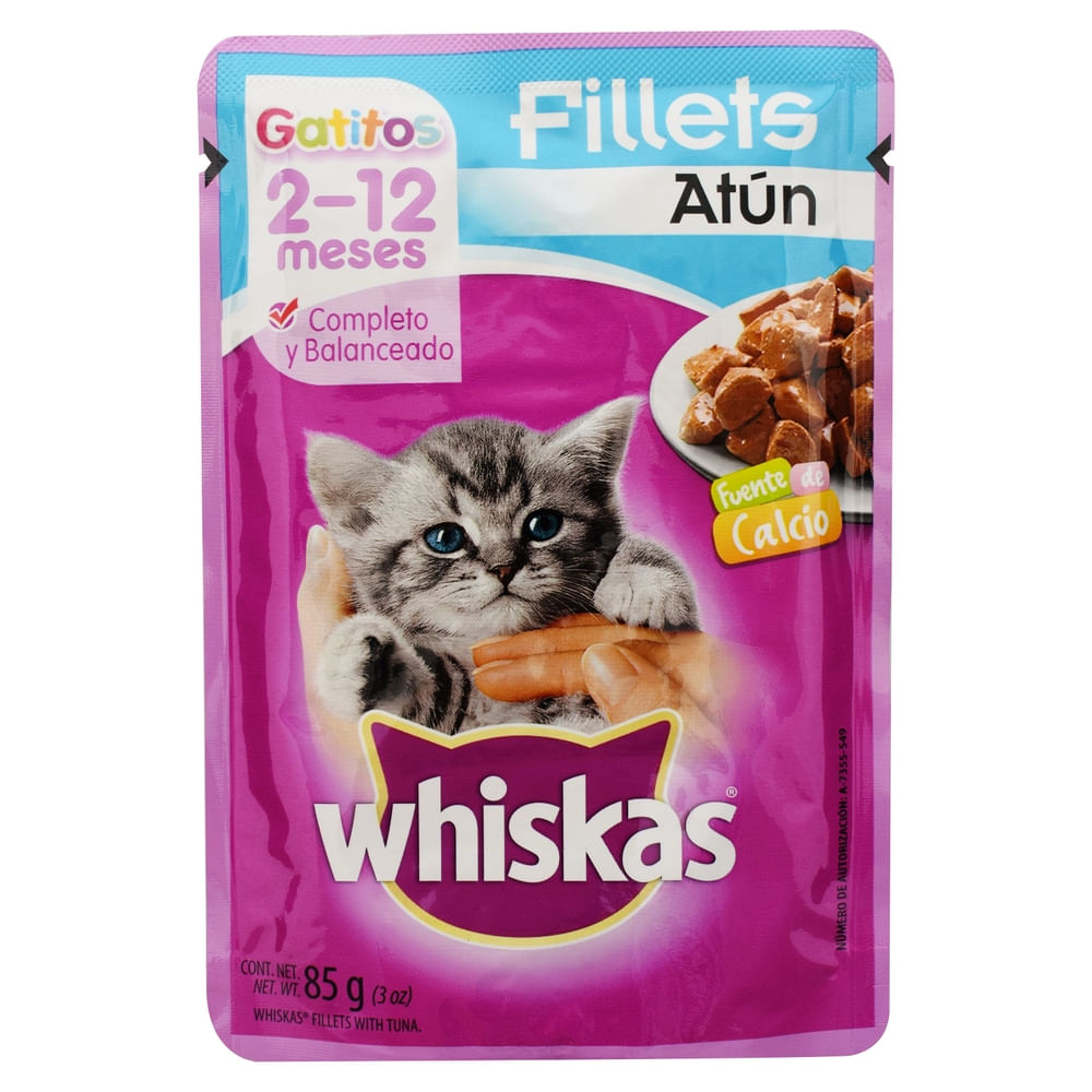 Comprar Alimento húmedo Whiskas para gatitos sabor atún - 85 g ...