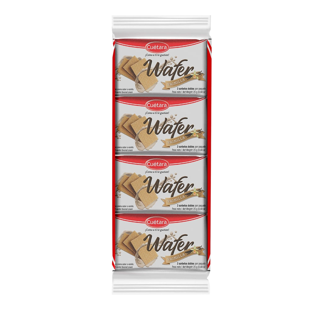 Comprar Galleta Wafer Cuétara Sorbeto Sabor Vainilla 12Uds - 300g ...