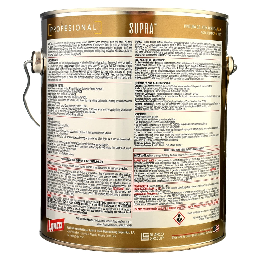 Comprar Pintura Lanco, lx supra deep -1 galon | Walmart Costa Rica ...