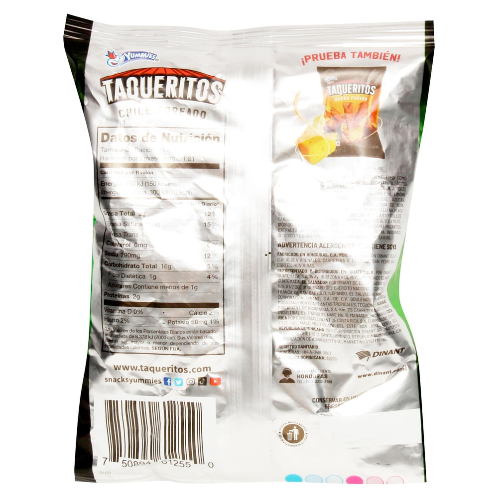 Comprar Snack Taquerito Chile 34gr | Walmart Costa Rica - Maxi Palí ...