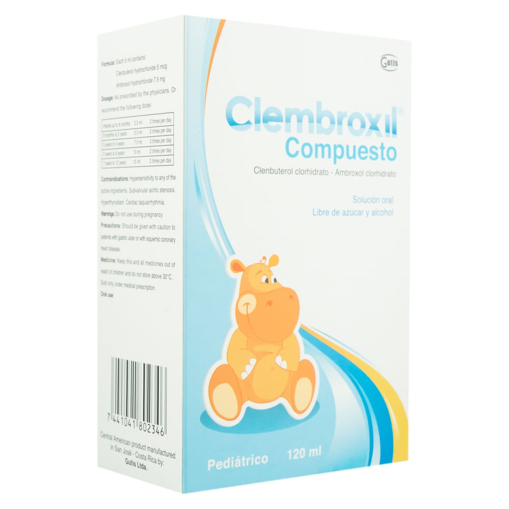 Comprar Clembroxil Gutis Compuesto Pediatrico 120 Ml | Walmart Costa ...