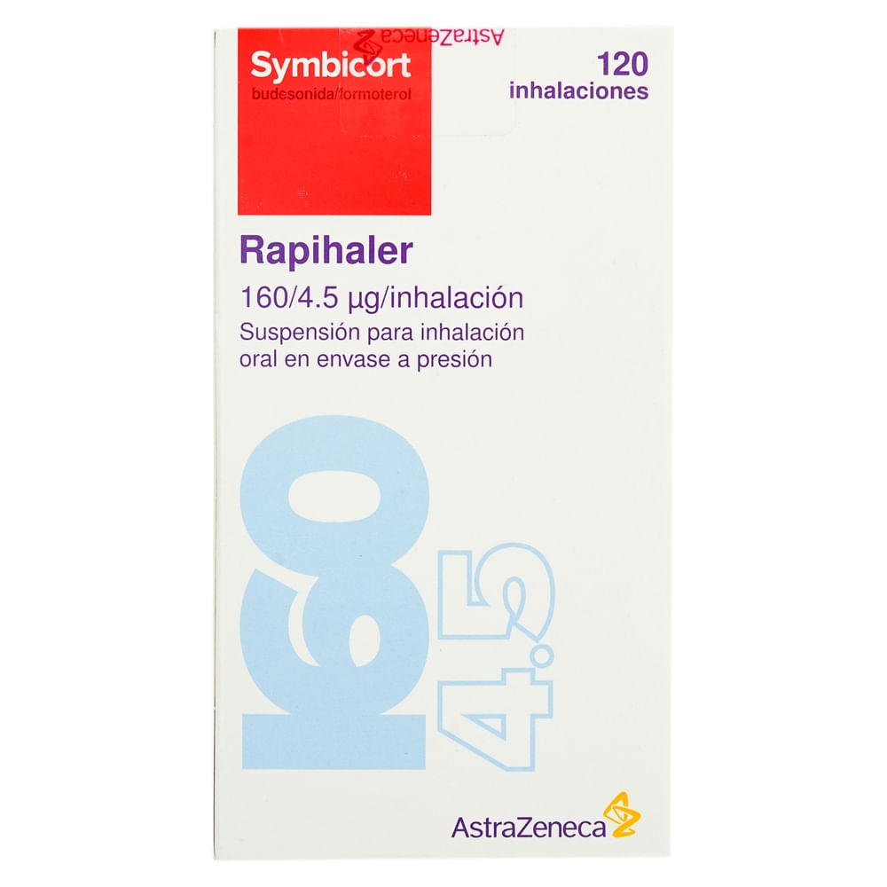Comprar Symbicort Rapihaler Astra Zeneca 160/4.5 Mcg X 120 Inh ...