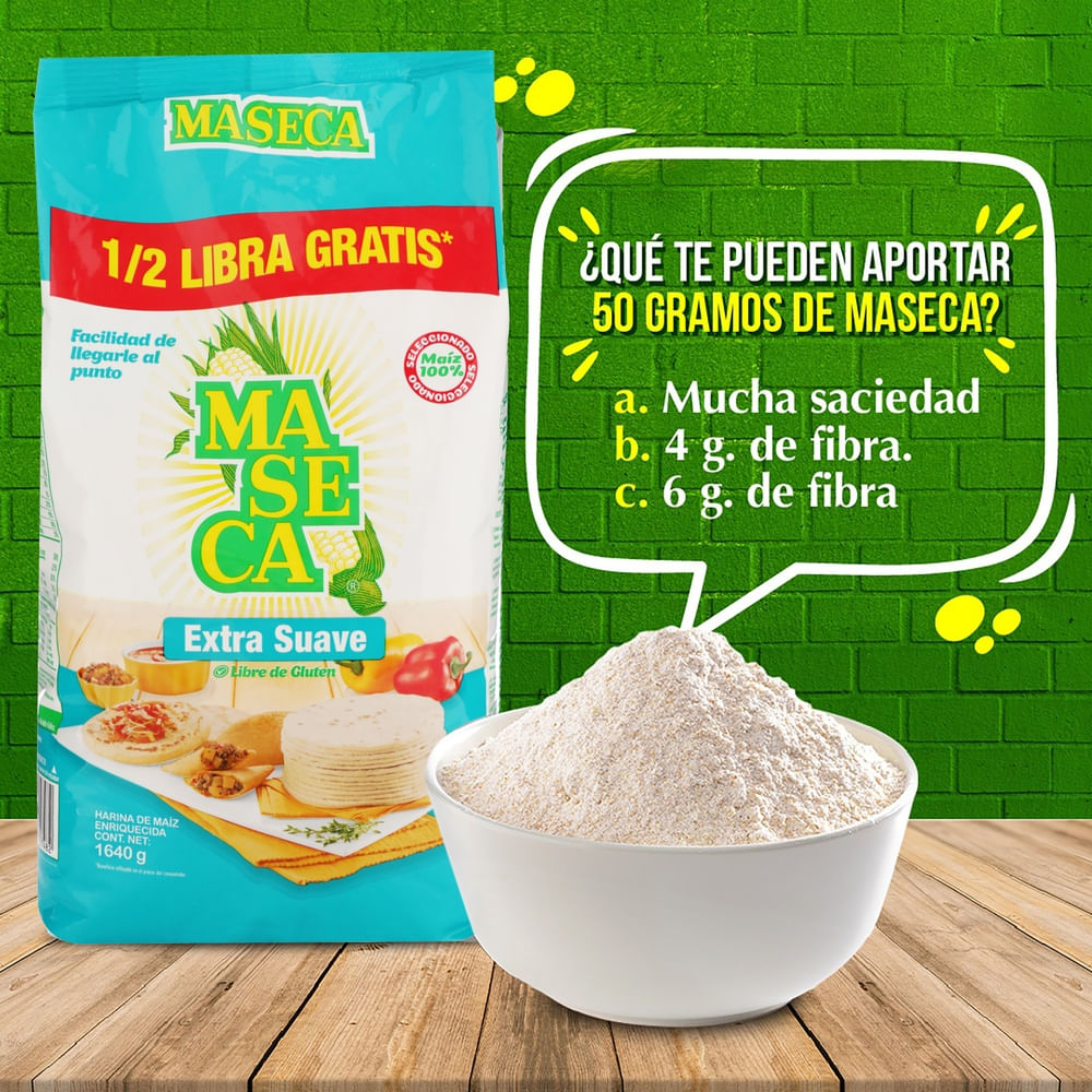 Comprar Harina de maíz Maseca extra suave - 1640 g | Walmart Costa Rica ...