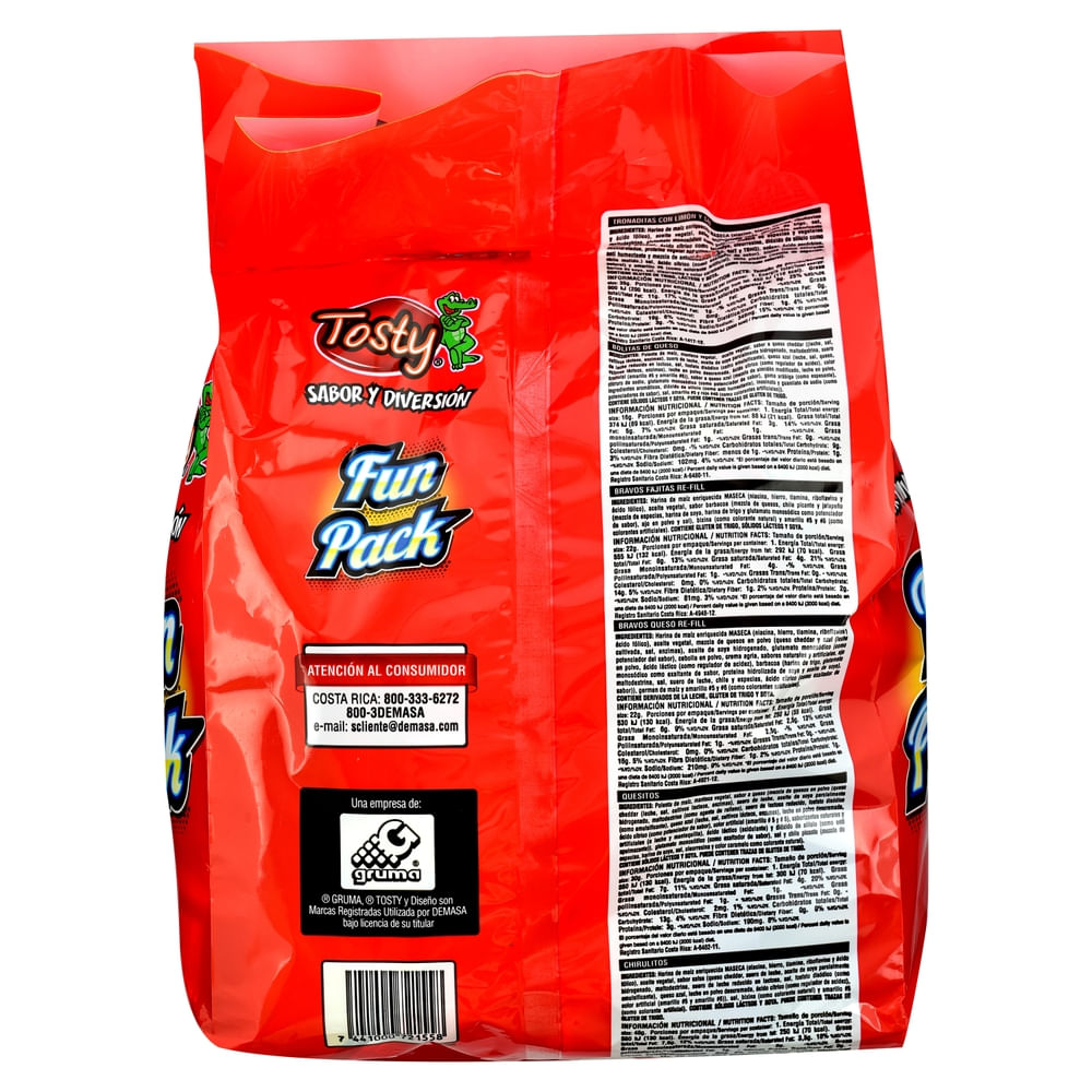 Comprar 12 Pack Snack Tosty Surtido - 346gr | Walmart Costa Rica ...