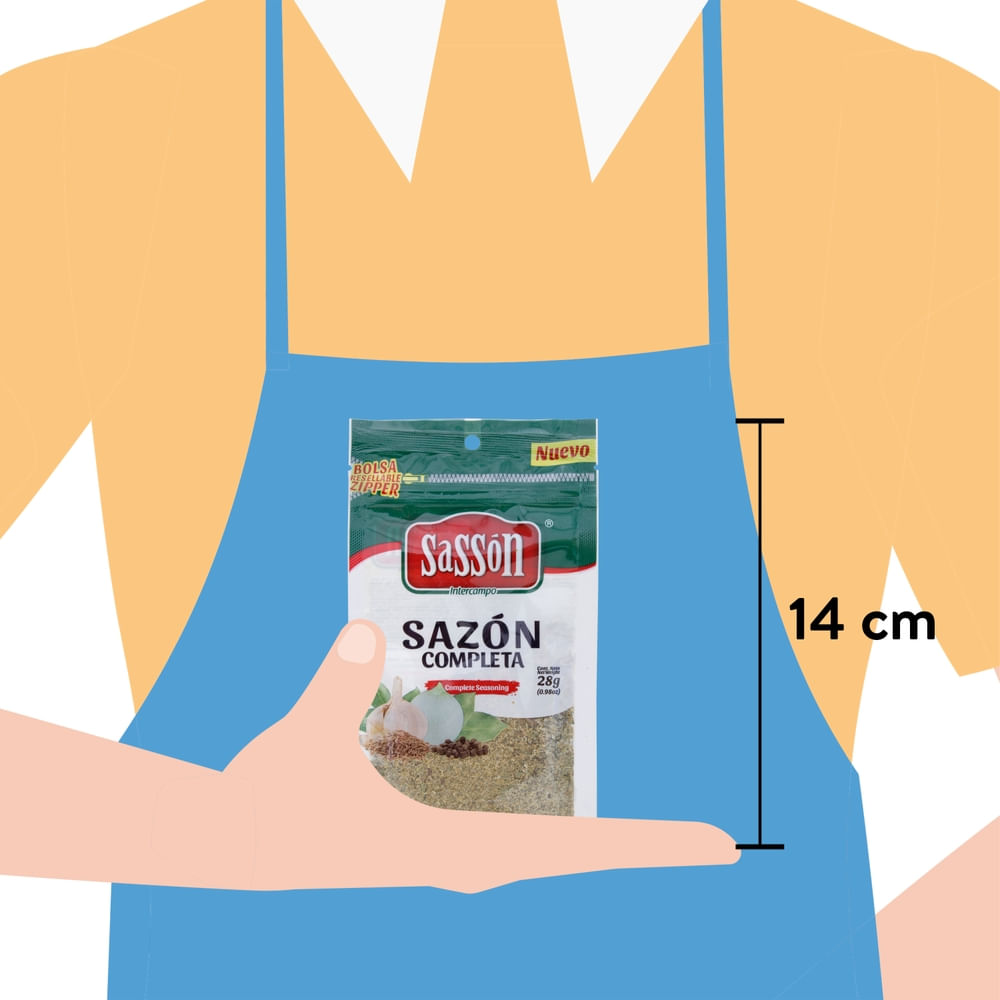 Sazón Completa Sasson Zipploc -28 g - Walmart | Costa Rica
