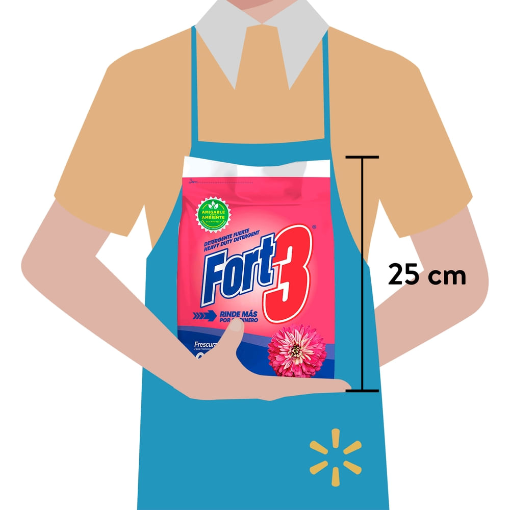 Comprar Detergente Polvo Fort3 Frescura Floral - 6000g | Walmart Costa ...