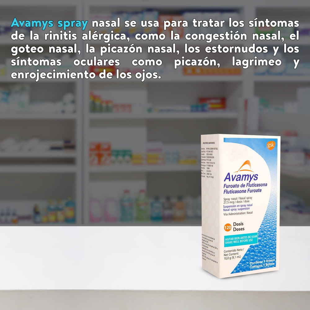 Comprar Spray Nasal Glaxosmithlike Avamys Dosis 120 | Walmart Costa ...