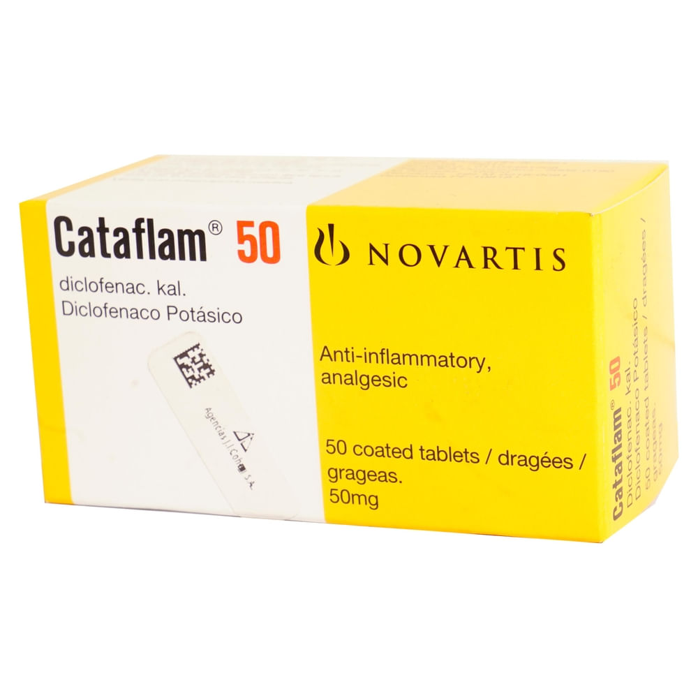 Comprar Cataflam Novartis 50 Mg, Precio indicado por unidad | Walmart ...