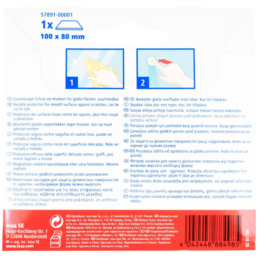 Comprar Fieltro protector Tesa antirasguños 100 x 80mm - 1 ud | Walmart ...