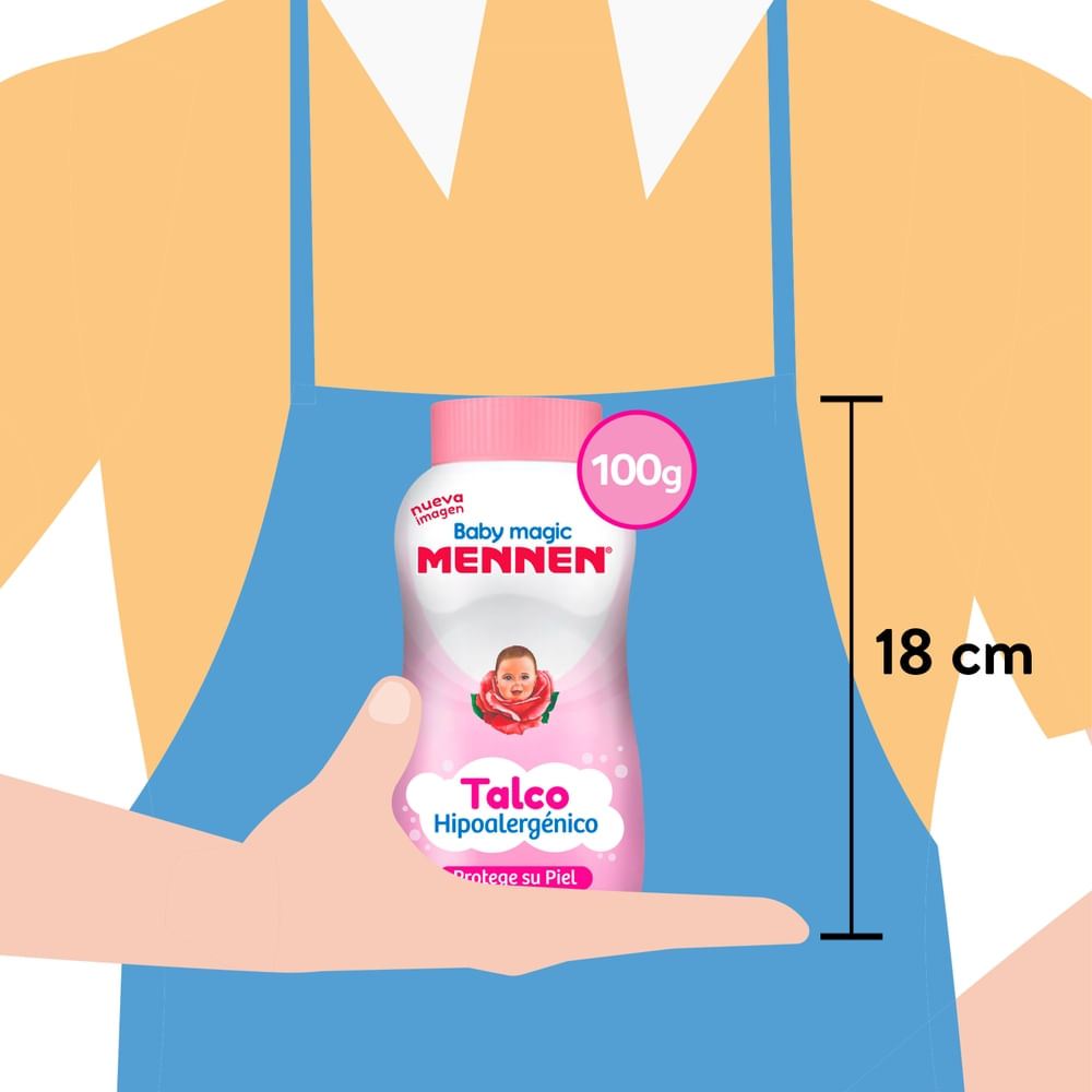Talco Para Bebé Mennen Baby Magic Rosa, Hipoalergénico - 100g - Walmart ...