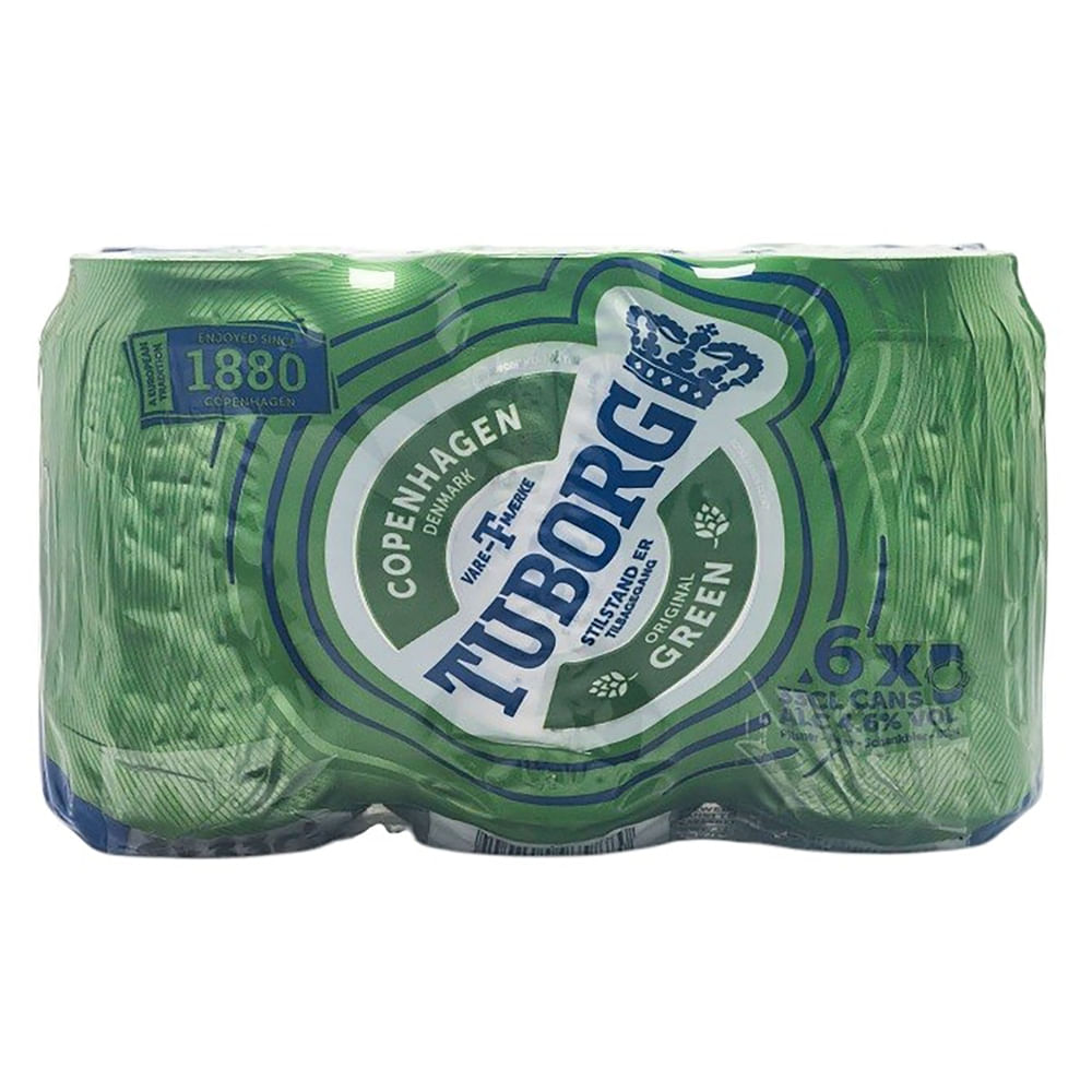 Cerveza Tuborg lata 6 pack - 1980 ml - Walmart | Costa Rica