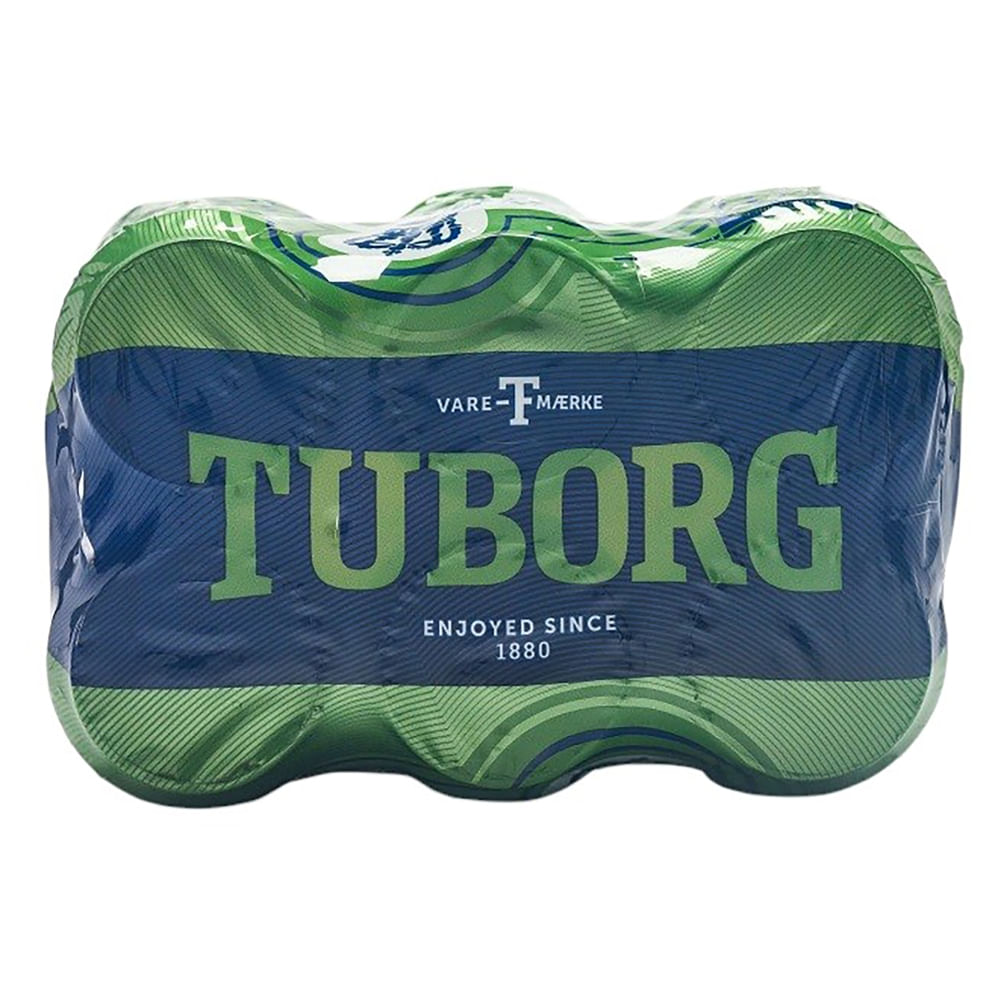 Cerveza Tuborg lata 6 pack - 1980 ml - Masxmenos | Costa Rica