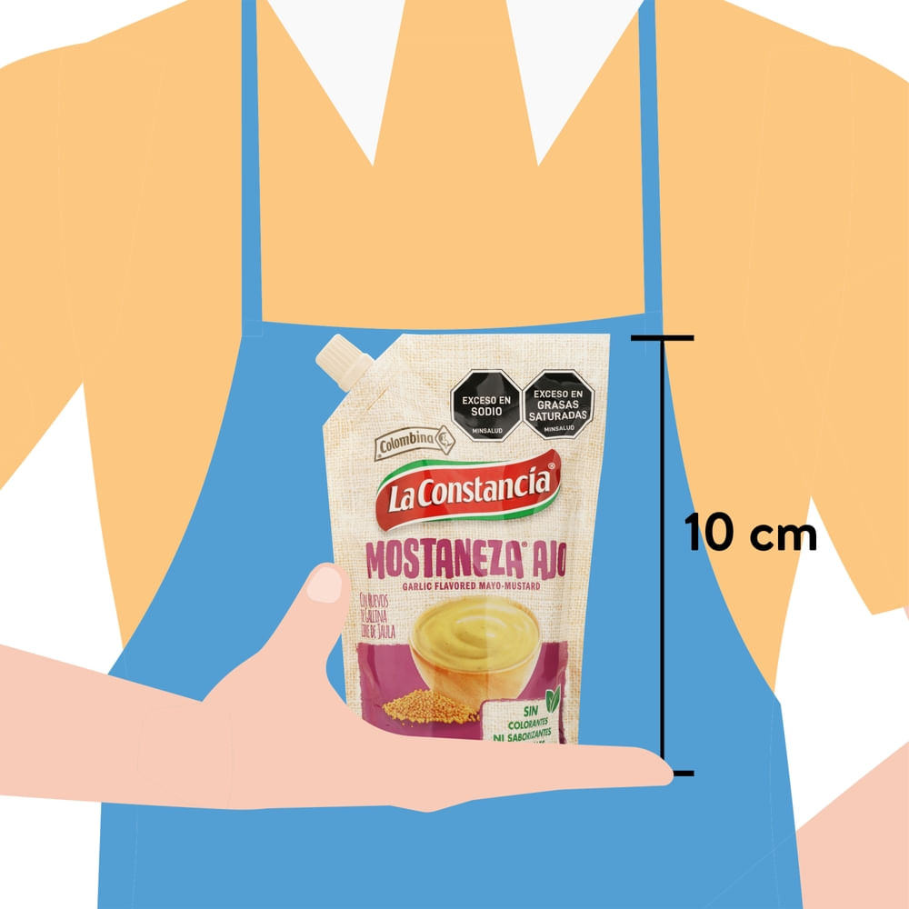 Comprar Mostaneza Ajo La Constancia 380gr | Walmart Costa Rica ...