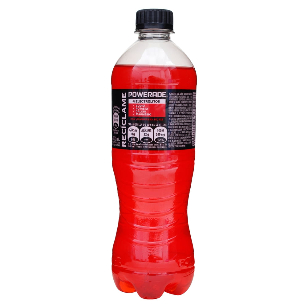 Comprar Bebida Powerade Hidratante Frutas Tapa - 600 ml | Walmart Costa ...