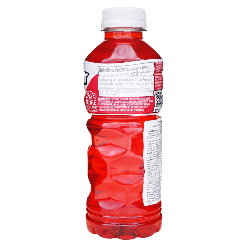 Comprar Bebida Hidratante Powerade Zero frutas -600 ml | Walmart Costa ...