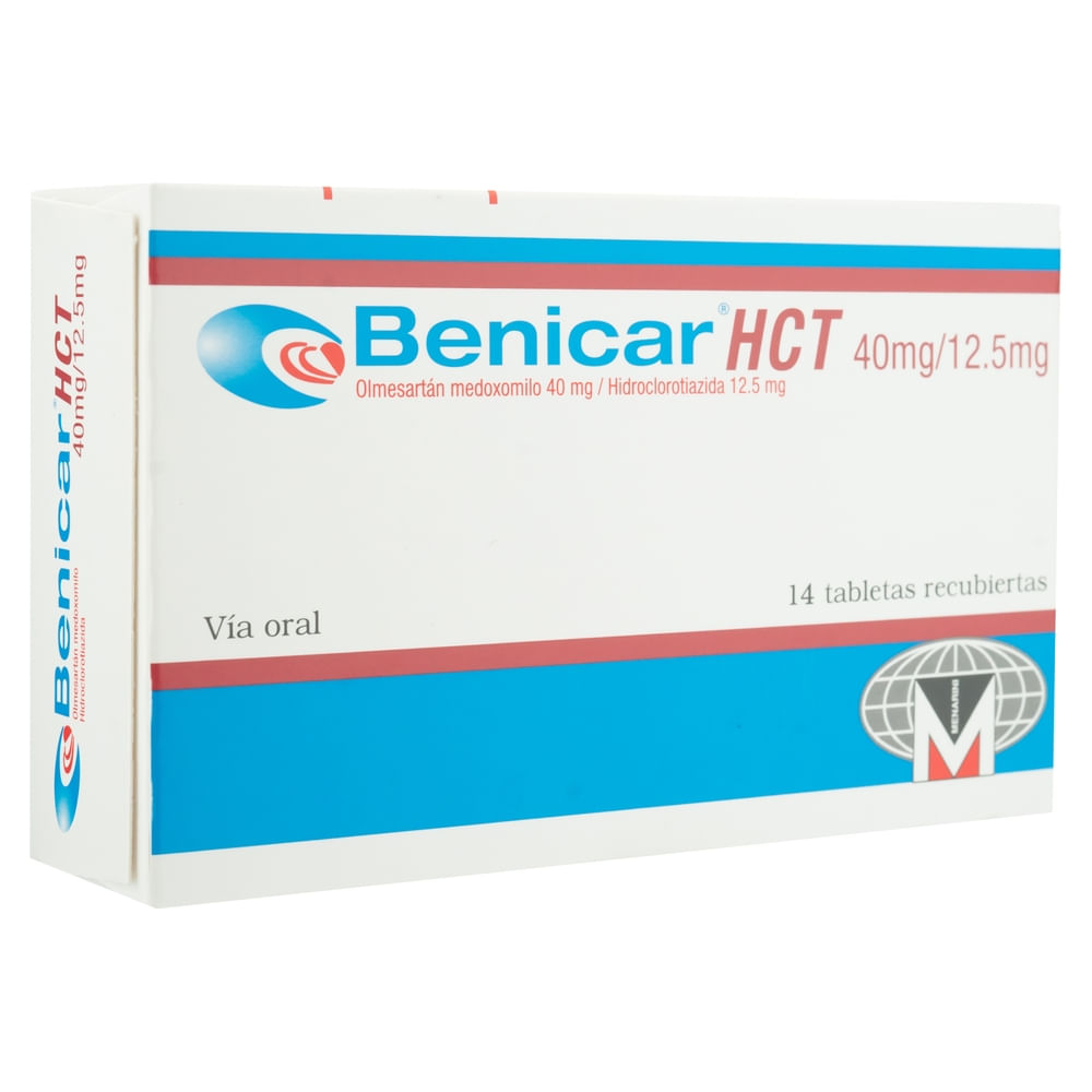 Comprar Benicar Hct Menarini 40/12.5 Mg X 14 Tabletas | Walmart Costa ...