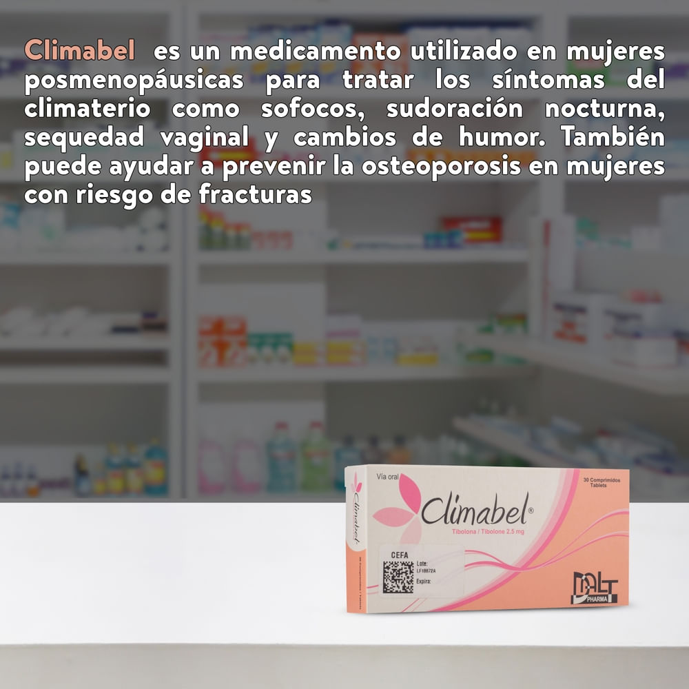 Comprar Climabel Dalt Pharma 2.5Mg X30 Comp | Walmart Costa Rica ...