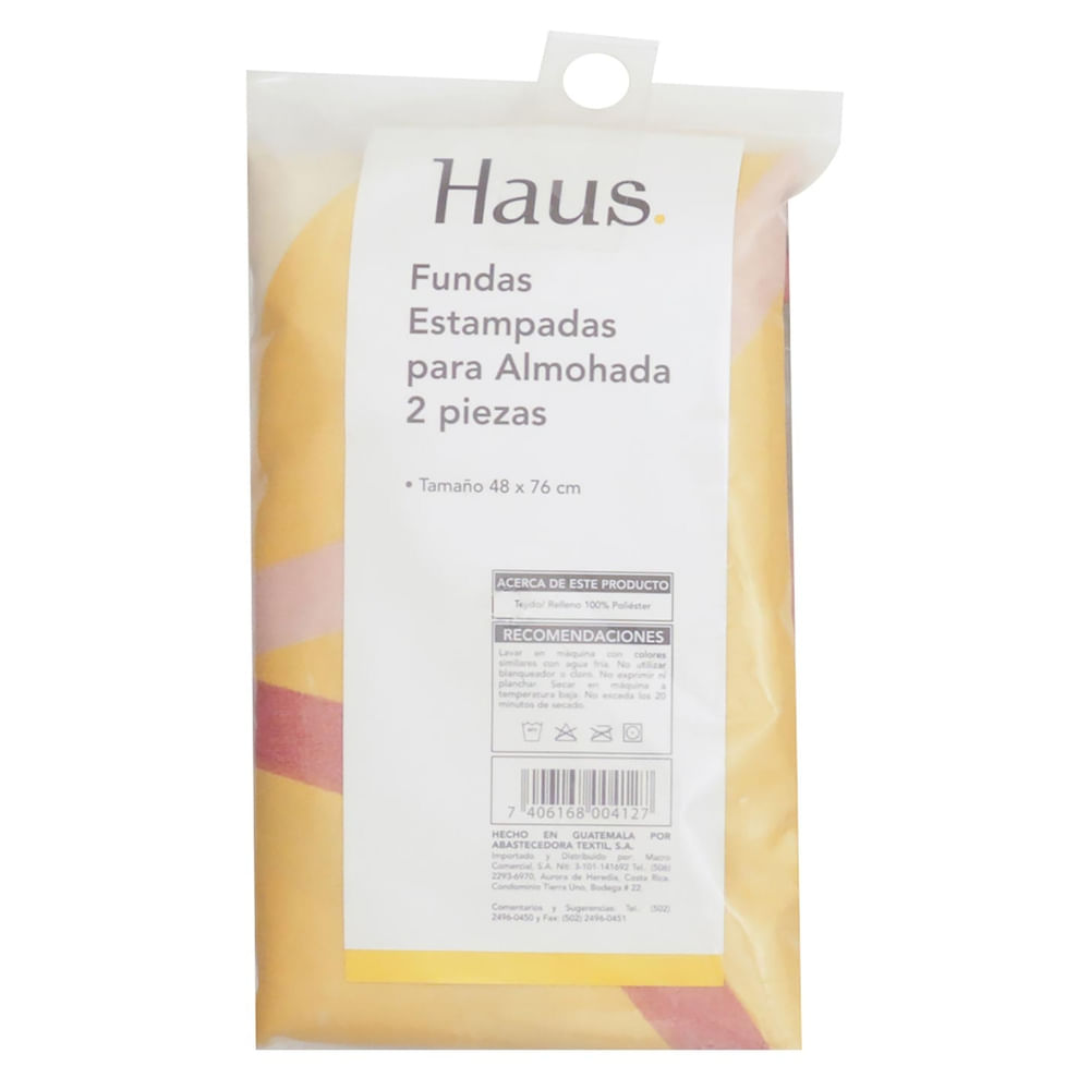 Haus Set 2 Fundas Estampadas Estandar - Walmart | Costa Rica