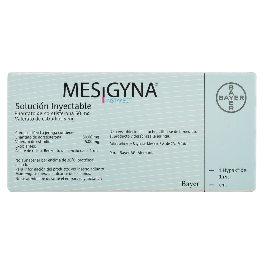 Comprar Anticonceptivo Mesigyna 1 ml Iny | Walmart Costa Rica - Walmart ...