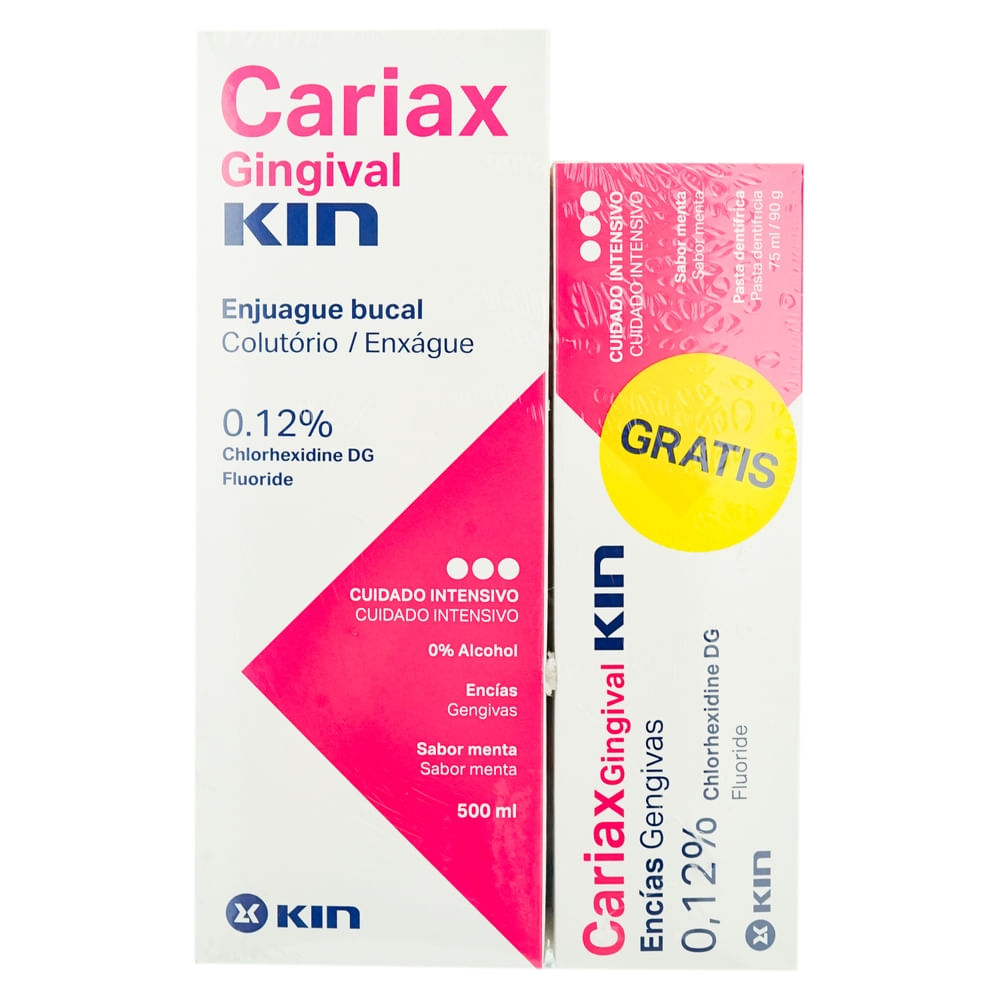 Comprar Kin Cariax Gingival 0.12% 500 Ml Pack | Walmart Costa Rica ...