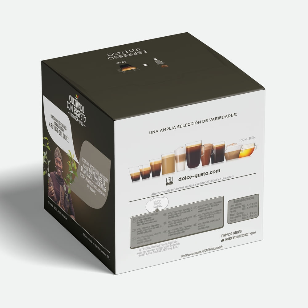 Comprar Café Nescafé Dolce Gusto Espresso Intenso Caja - 16 Cápsulas ...