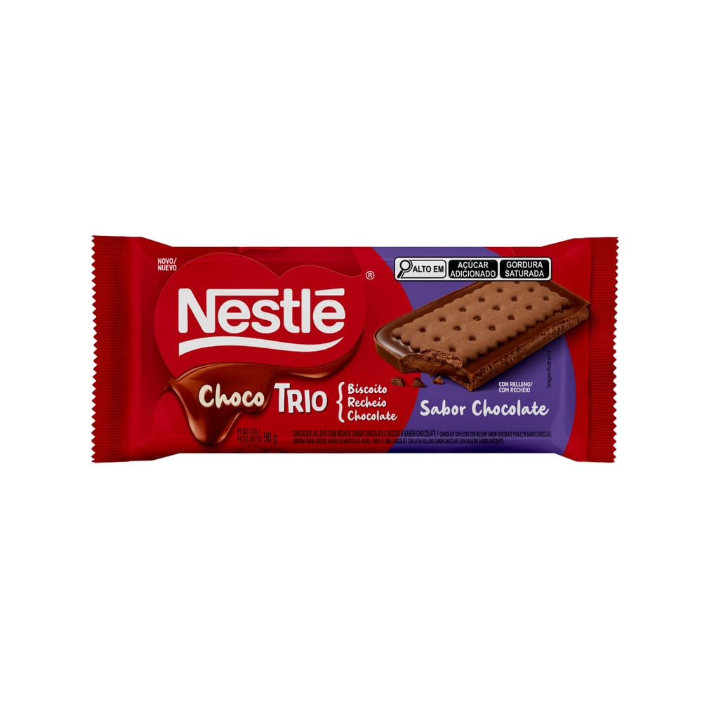 Comprar Chocolate Choco Trio Nestlé Sabor Chocolate - 90 g | Walmart ...