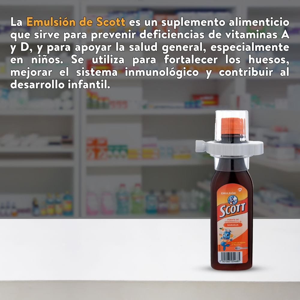 Comprar Emulsión Scott Extra Naranja -200ml | Walmart Costa Rica ...