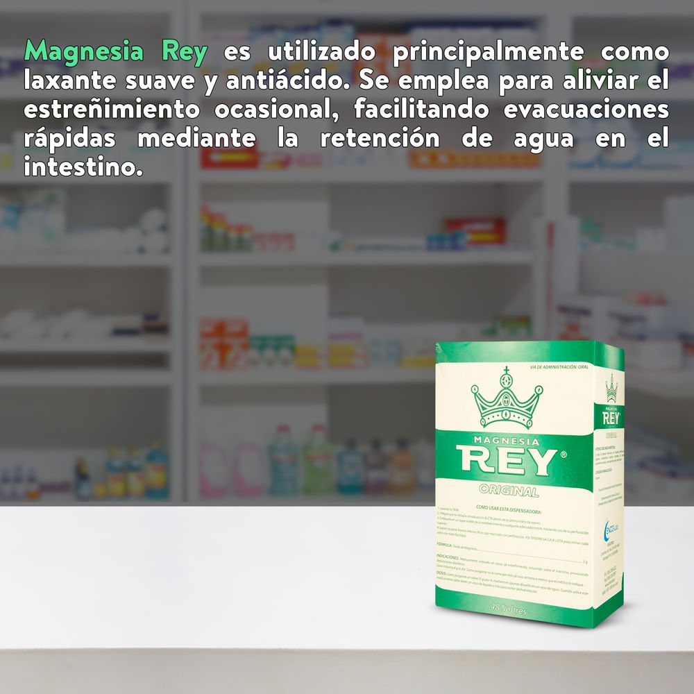 Comprar Laxante Magnesia Rey, Precio indicado por unidad | Walmart ...