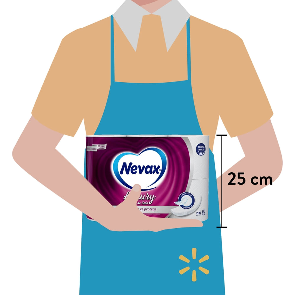 Comprar Papel Higiénico Nevax Luxury Caricia De Seda - 12 Rollos ...
