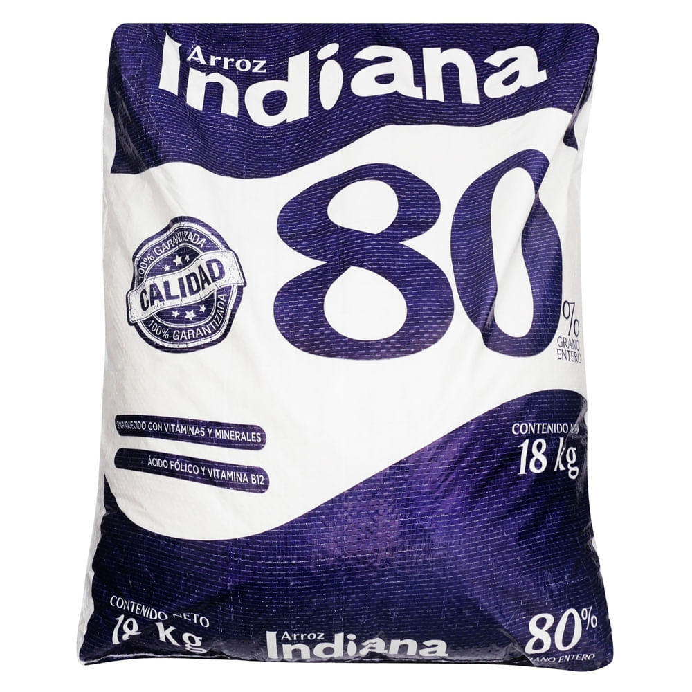 Comprar Arroz Indiana 80% grano entero saco - 18 kg | Walmart Costa ...