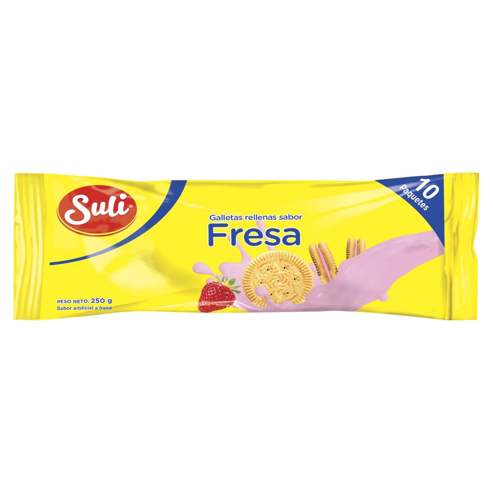 Comprar Galleta Suli Rellena Sabor De Fresa - 250 g | Walmart Costa ...