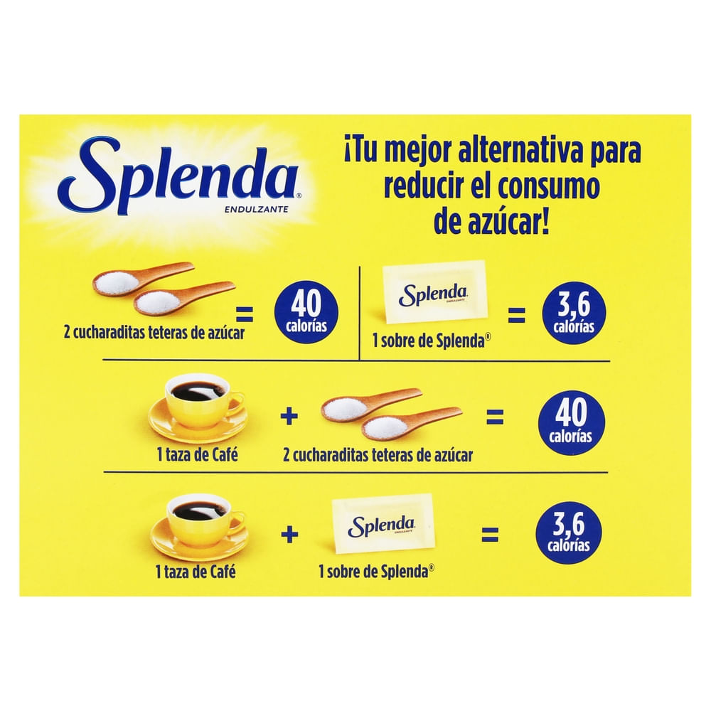 Comprar Edulzante Splenda 100 Sobres - 100 g | Walmart Costa Rica ...