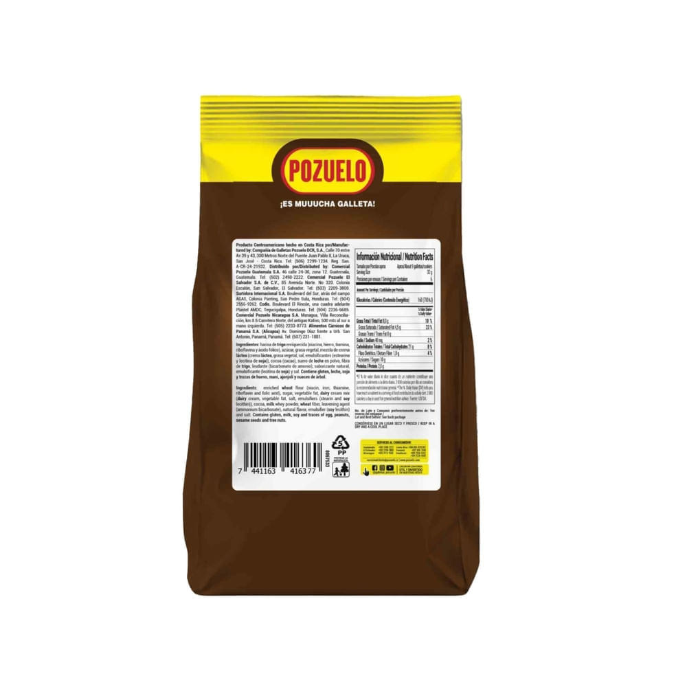 Comprar Pozuelo Galleta Crocants Brownie - 192 g | Walmart Costa Rica ...